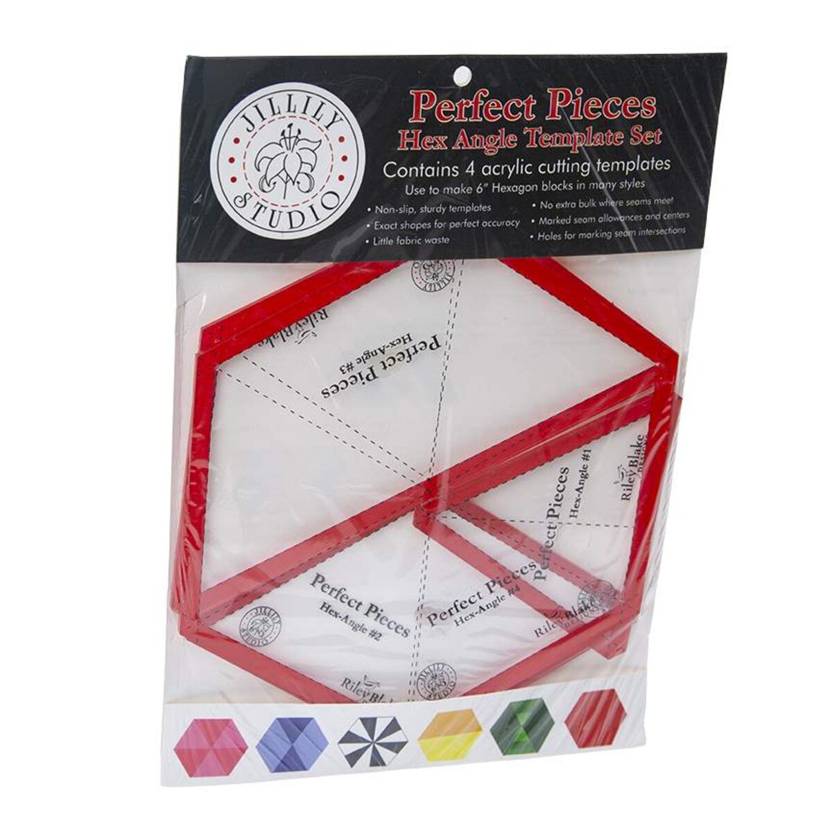 Jillily Studio Hex Angle Template Set – Cherished Pieces